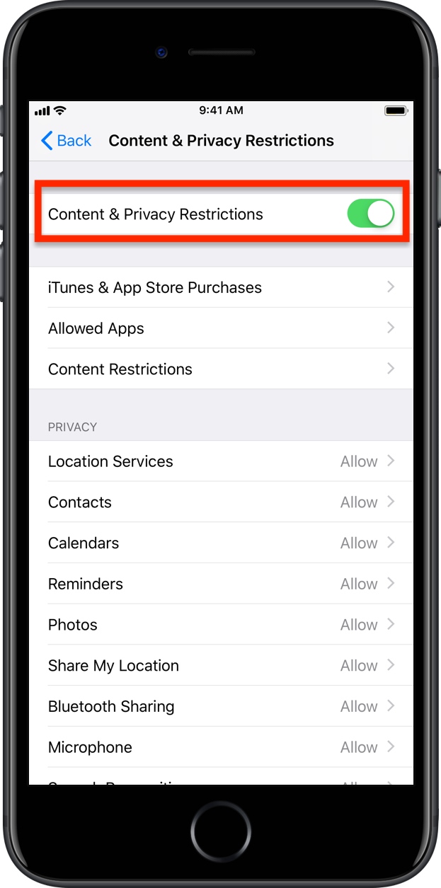 iOS Blue Browser Restrictions Guide – CloudVeil